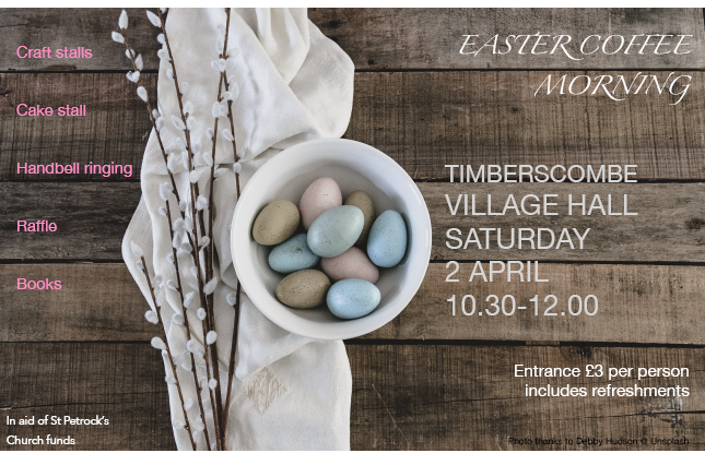 Easter Coffee Morning – All Welcome! – Timberscombe
