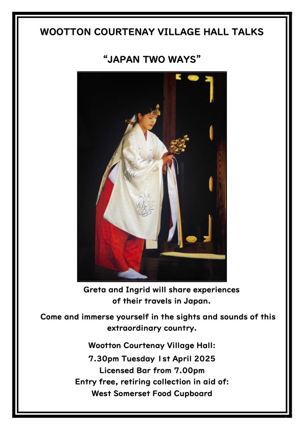 Wootton Courtenay Village Talks – Timberscombe