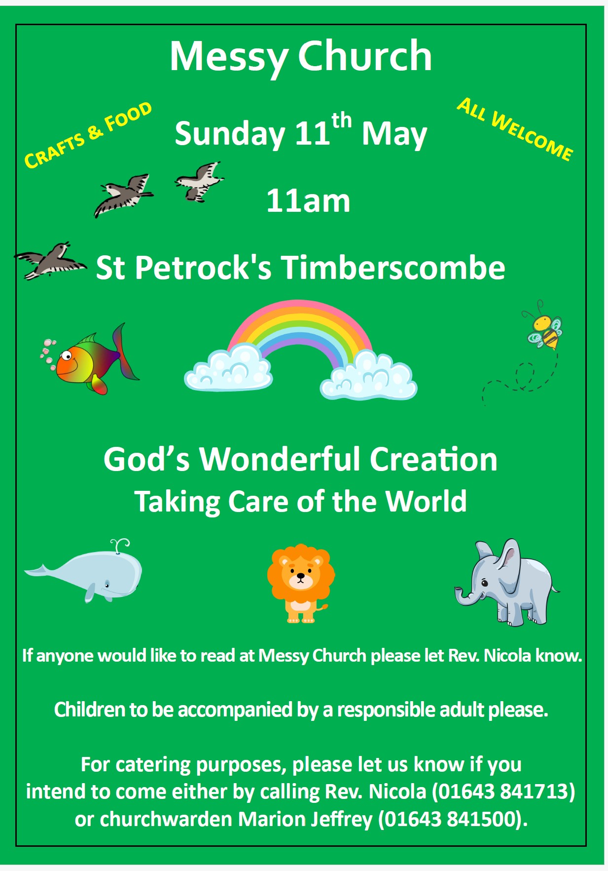 Messy Church this Sunday 11th May – WELCOME! – Timberscombe