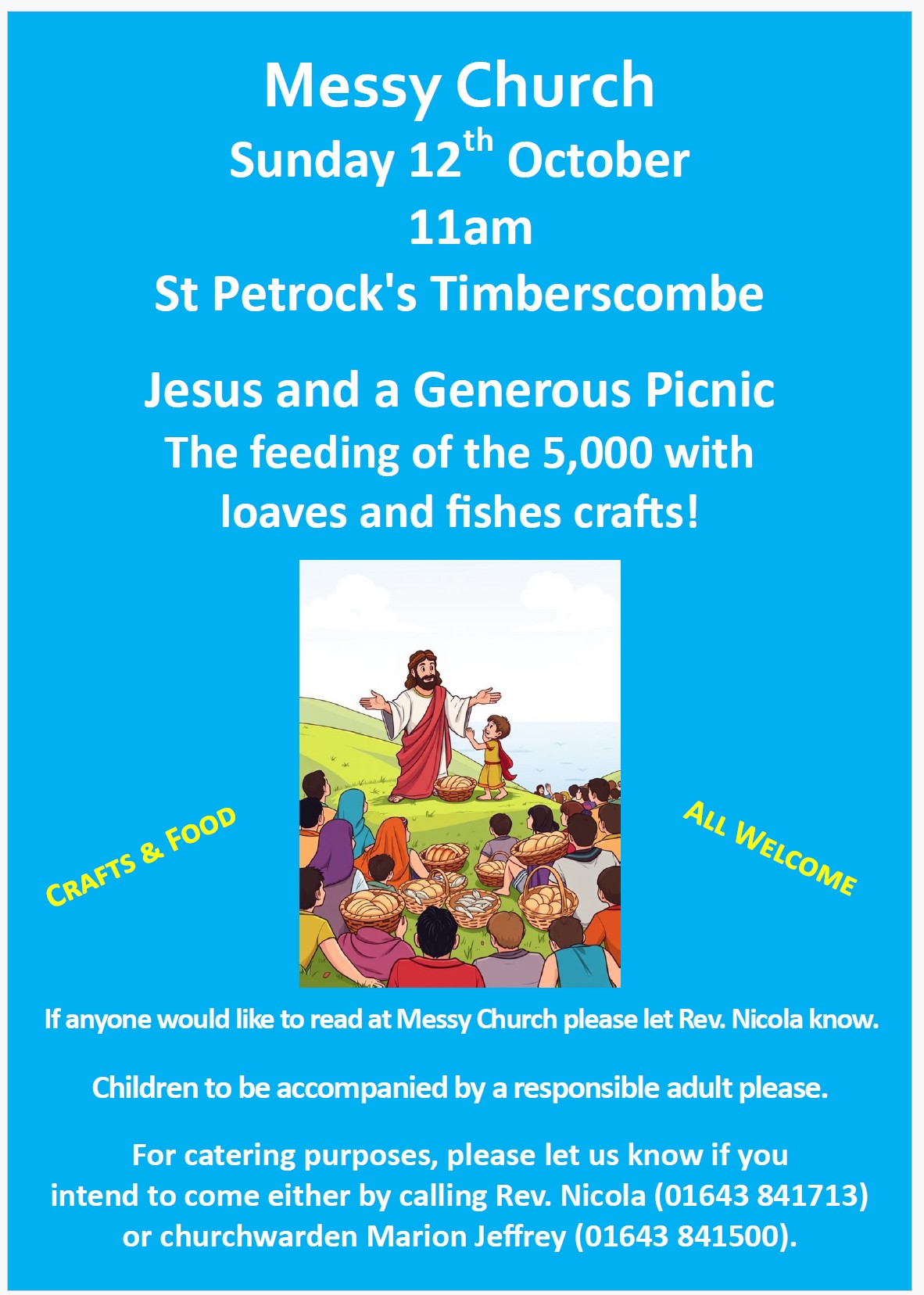 Messy Church this Sunday 12th and a visit from Bishop Michael from Bath ...